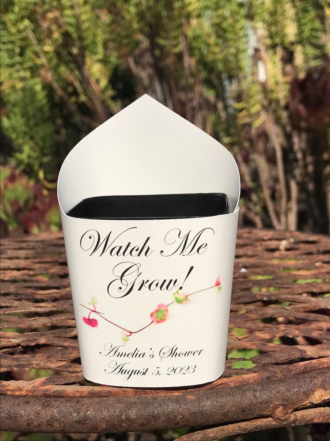 Premium White Dove Succulent Wrappers for Baby Shower Favors as Thank ...