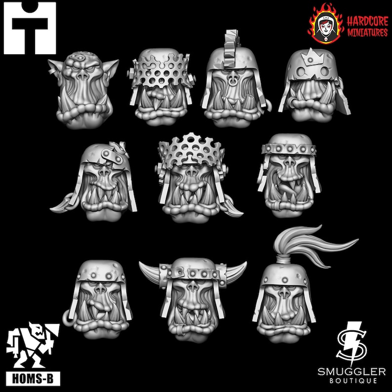 Boyz Heads | Orcs Bitz by HCM X Smuggler Boutique - Etsy Canada