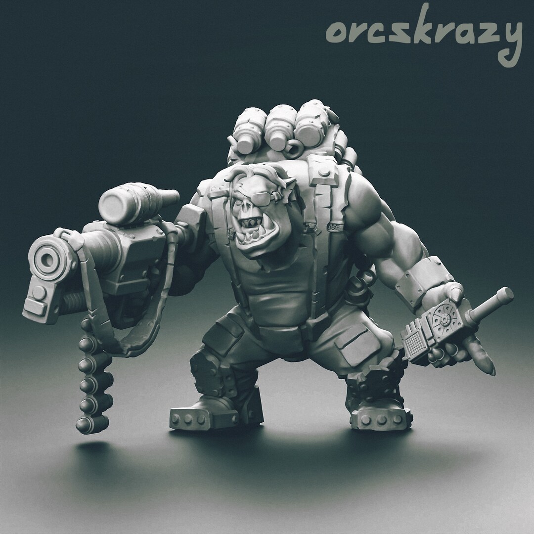 Orc Kommando "russell" | Snipa Boy | @orcskrazy - Etsy