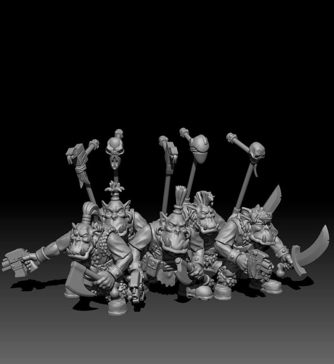 Snake Eater Boyz | Space Orks | @trollet_miniatures - Etsy