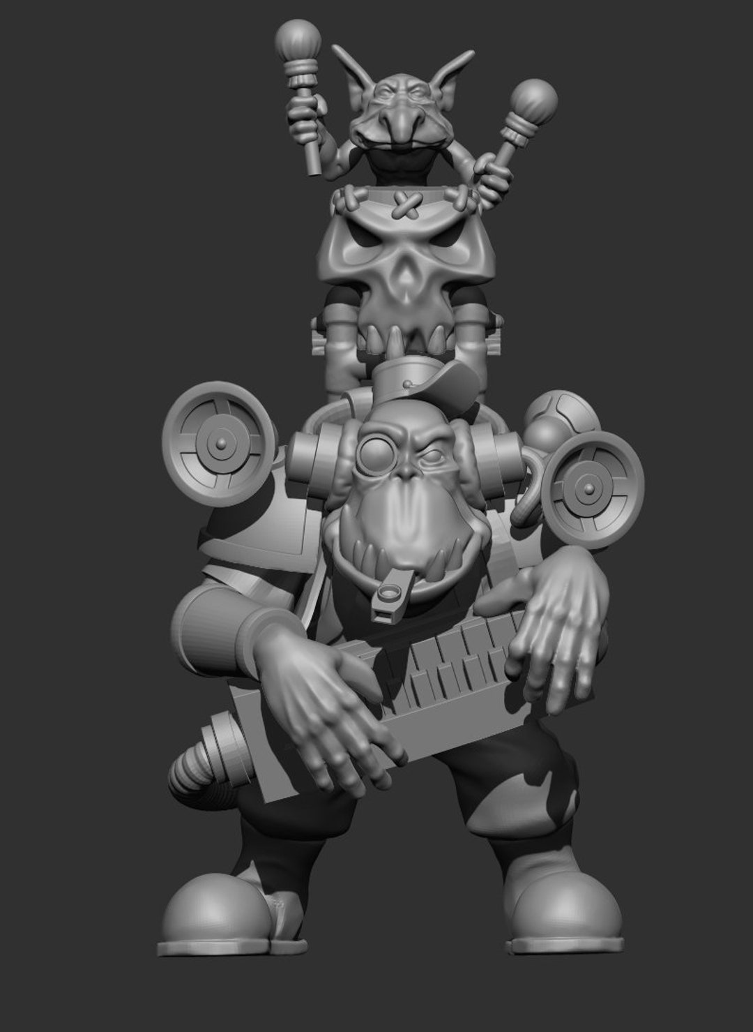 Ork Musician | Spaceorks @trollet_miniatures - Etsy