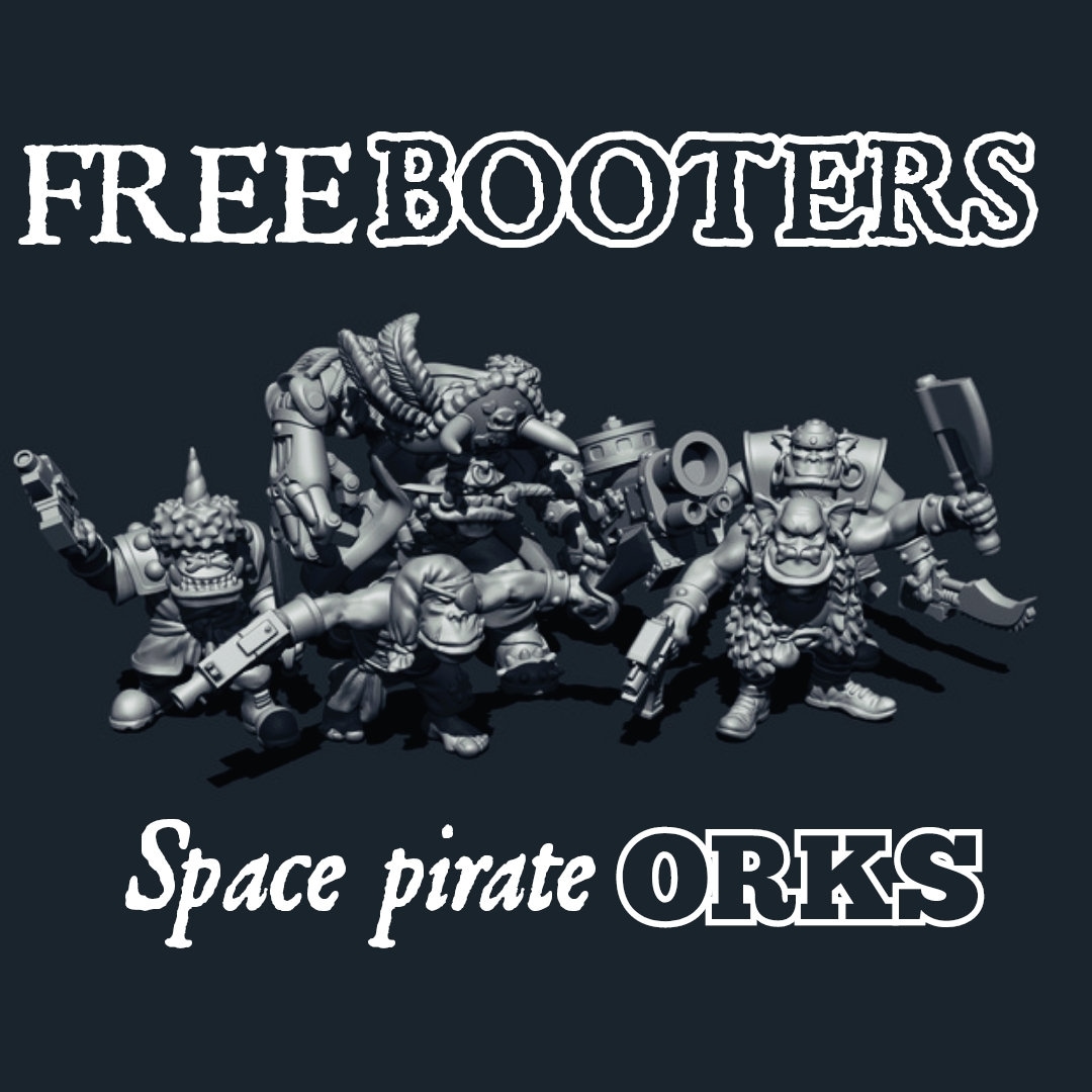 Freebooter Boyz | Space Orks | Pirates | Trollet Miniatures - Etsy