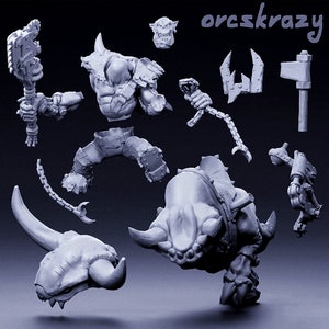 Savage Orc Beast Rider | @orcskrazy - Etsy
