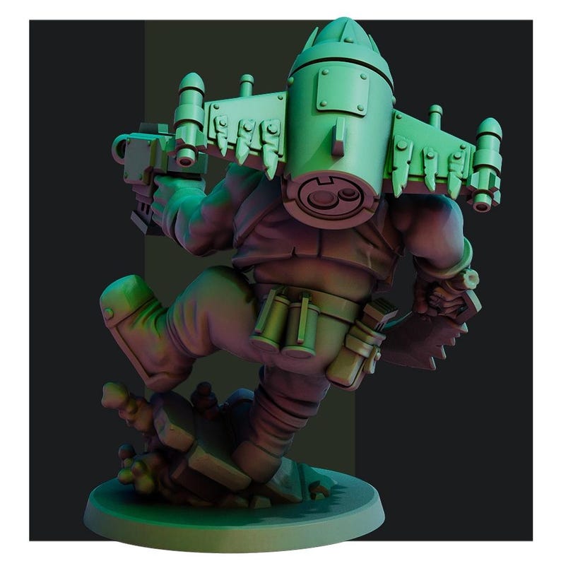 Hopperz | Jetpack Orcs | Red Pilgrim Miniatures - Etsy