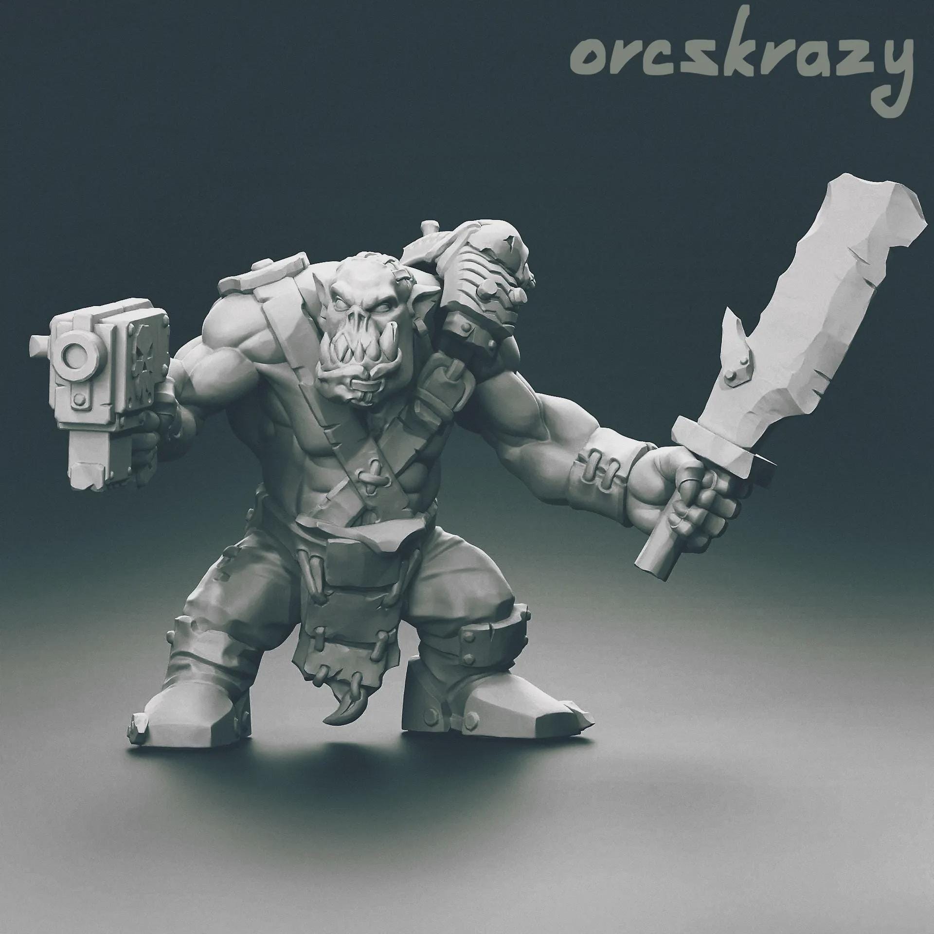 Krazy Orc Boy Mob | Space Orcs | @orcskrazy - Etsy