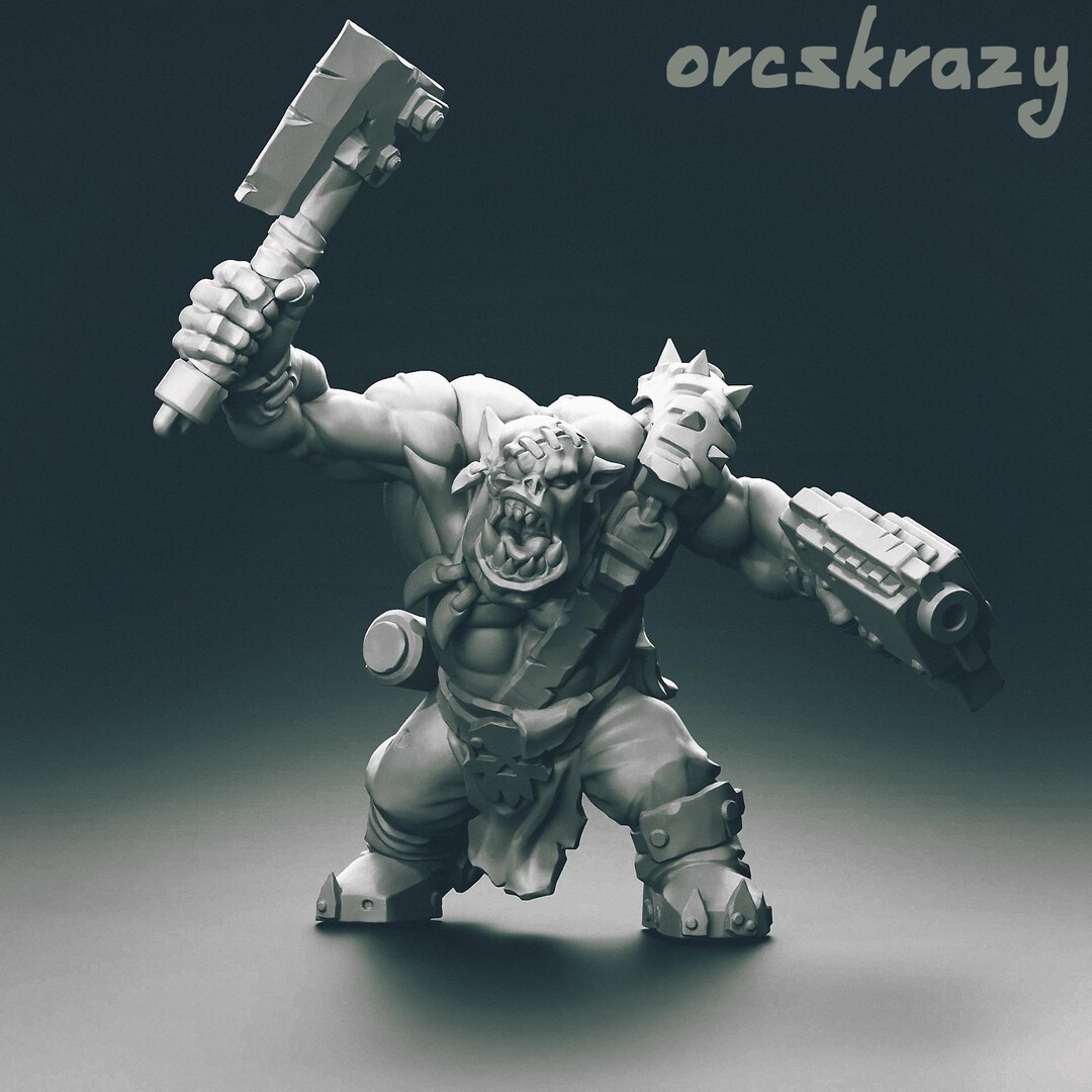 Krazy Boy 004 | Space Orc | @orcskrazy - Etsy