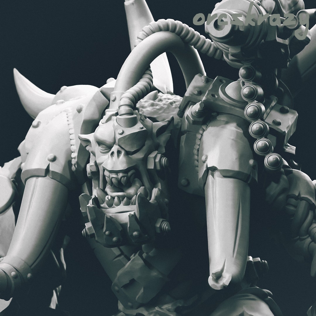 Beast Ork Boss | Kibork Boss | Orcskrazy - Etsy