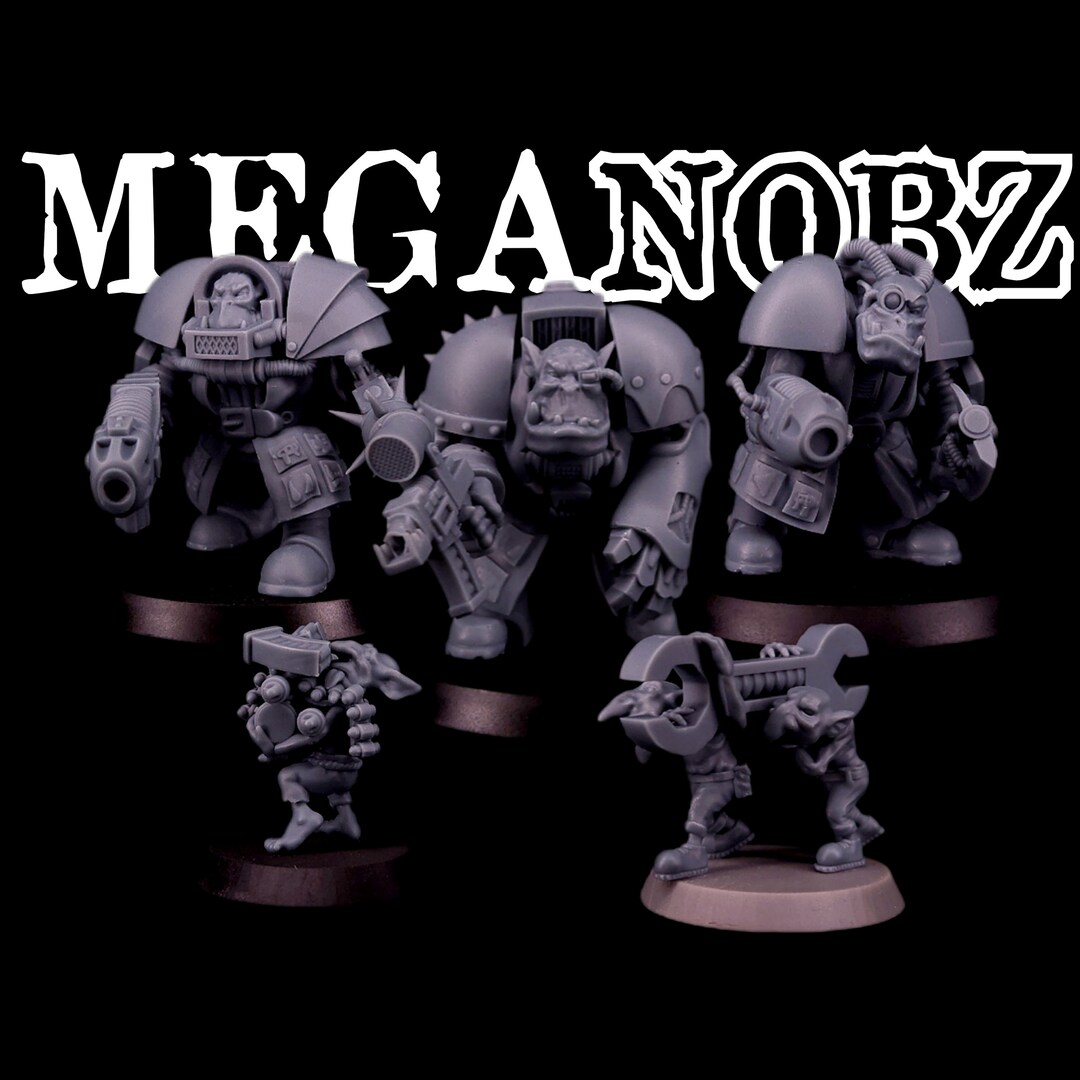 Mega Nobz | Space Orks | Trollet Miniatures - Etsy