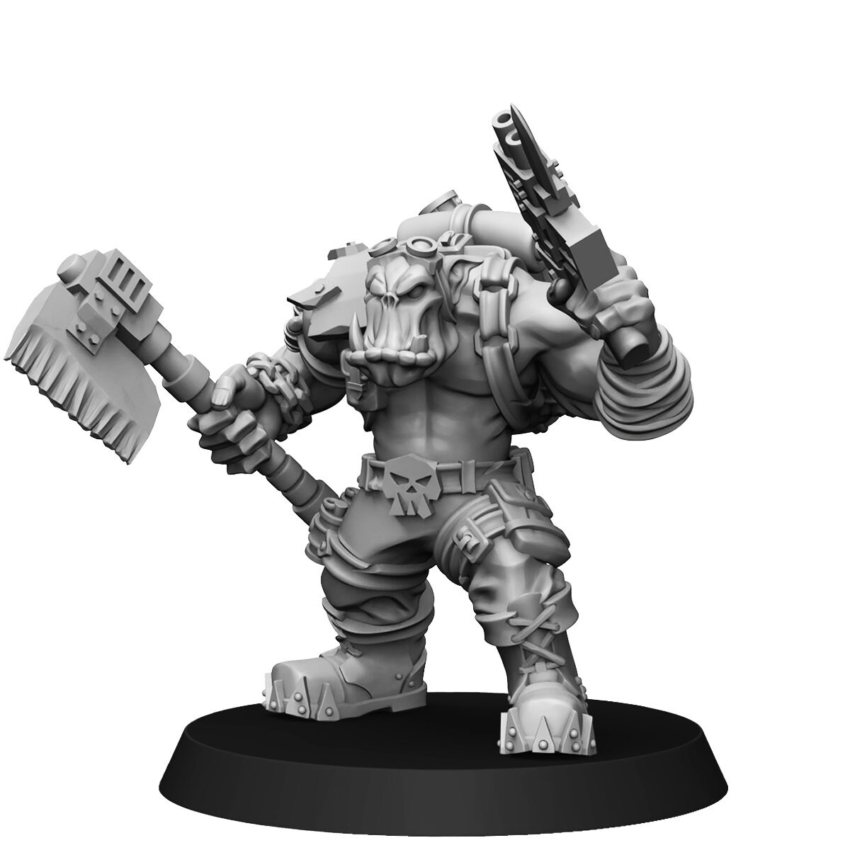 Ork Kommando Nob With Axe maliciousminis - Etsy