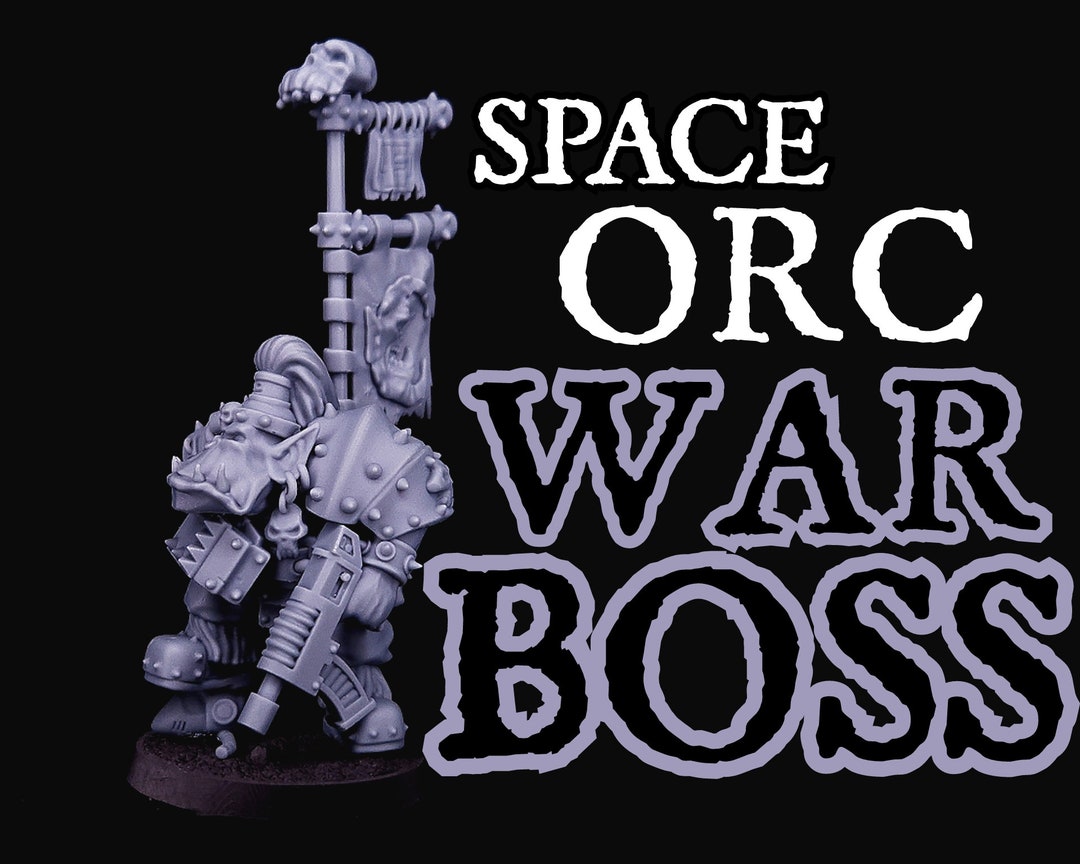 War Boss | Space Orks | Trollet Miniatures - Etsy