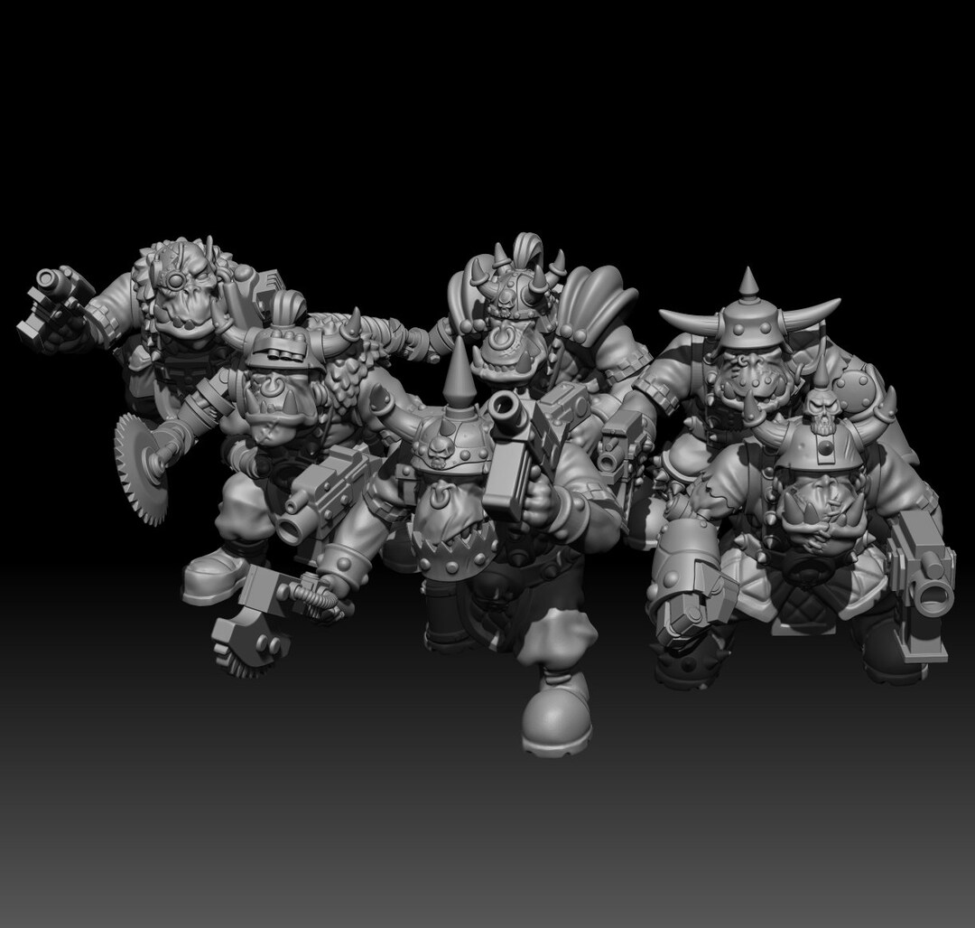 Skarboyz | Space Orks | @trollet_miniatures - Etsy