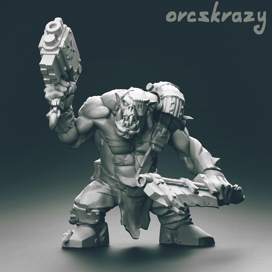 Krazy Boy 006 | Space Orc | @orcskrazy - Etsy