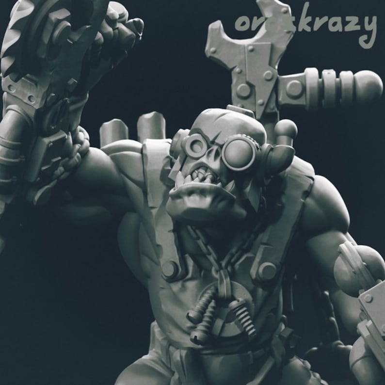 Orcksmith Ork Mekboy orcskrazy - Etsy