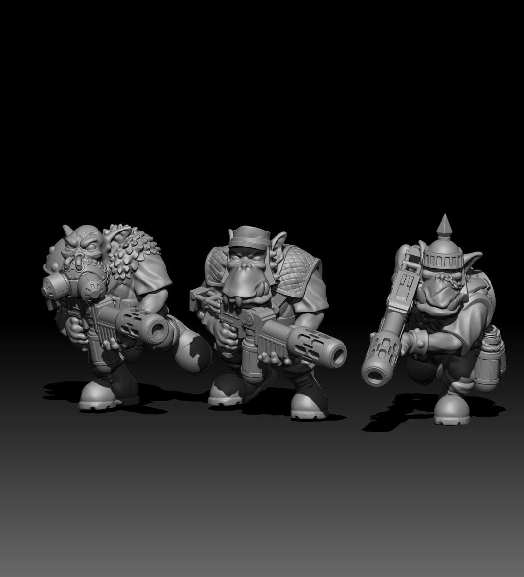 Melta Boyz | Space Orcs | @trollet_miniatures - Etsy