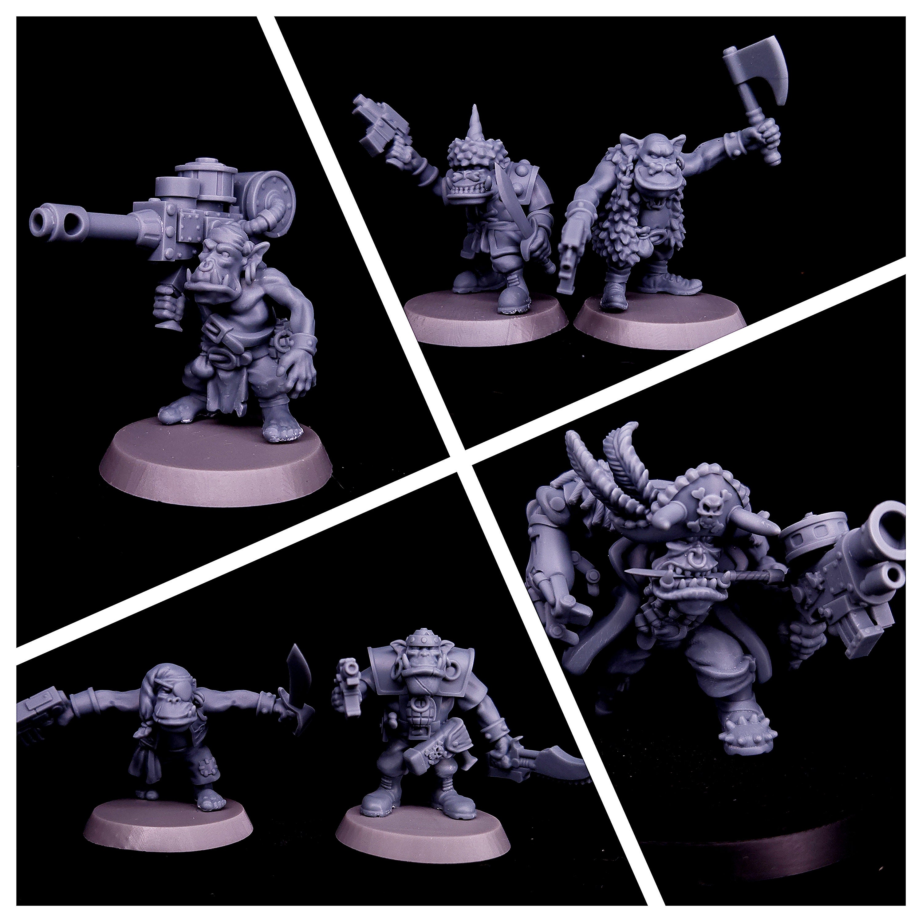 Freebooter Boyz Space Orks Pirates Trollet Miniatures - Etsy