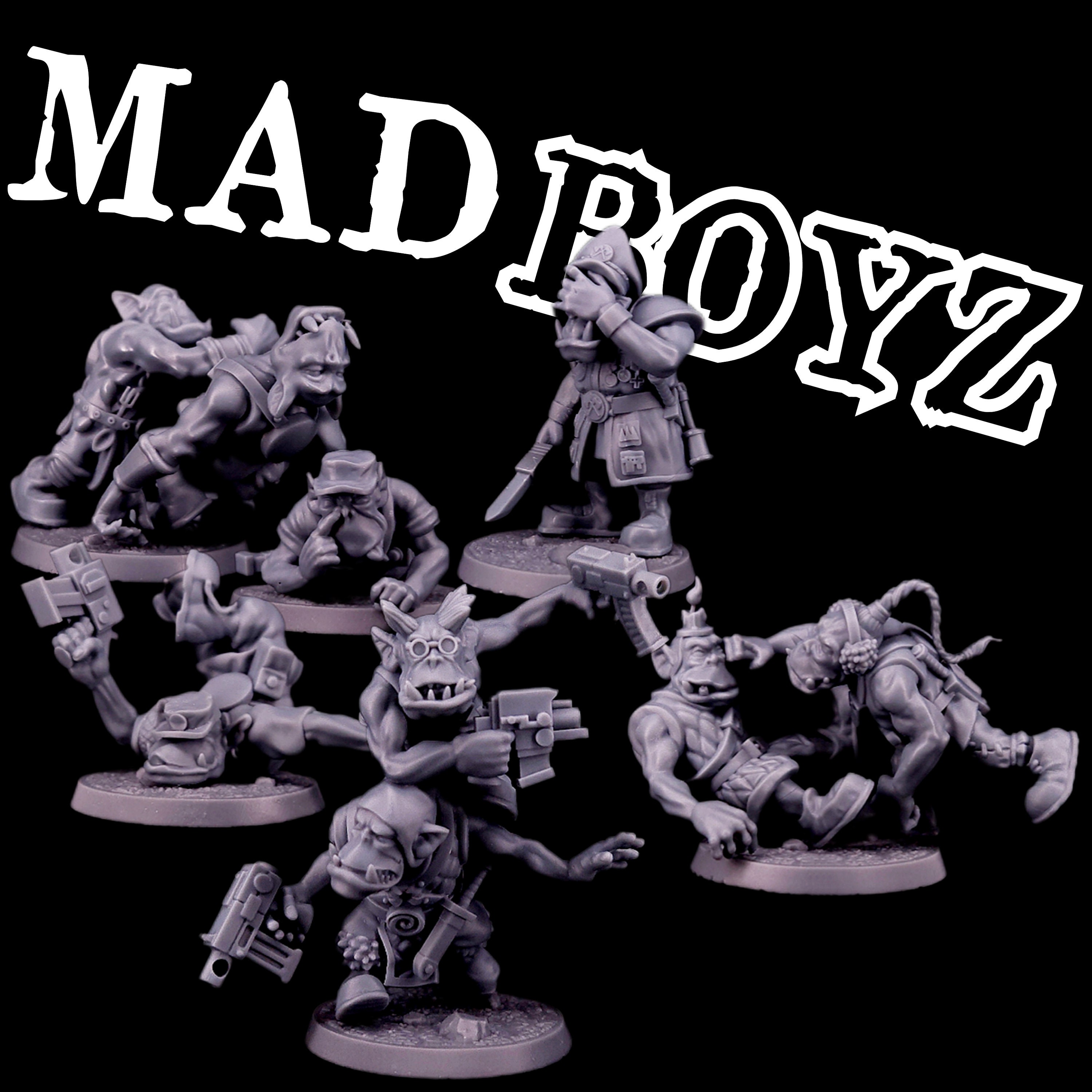 Mad Boyz Space Orks Trollet Miniatures - Etsy