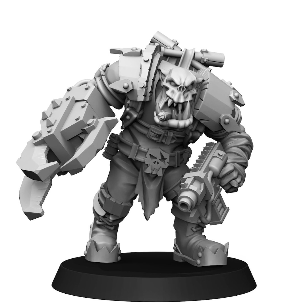 Ork Nob With Claw | @maliciousminis - Etsy