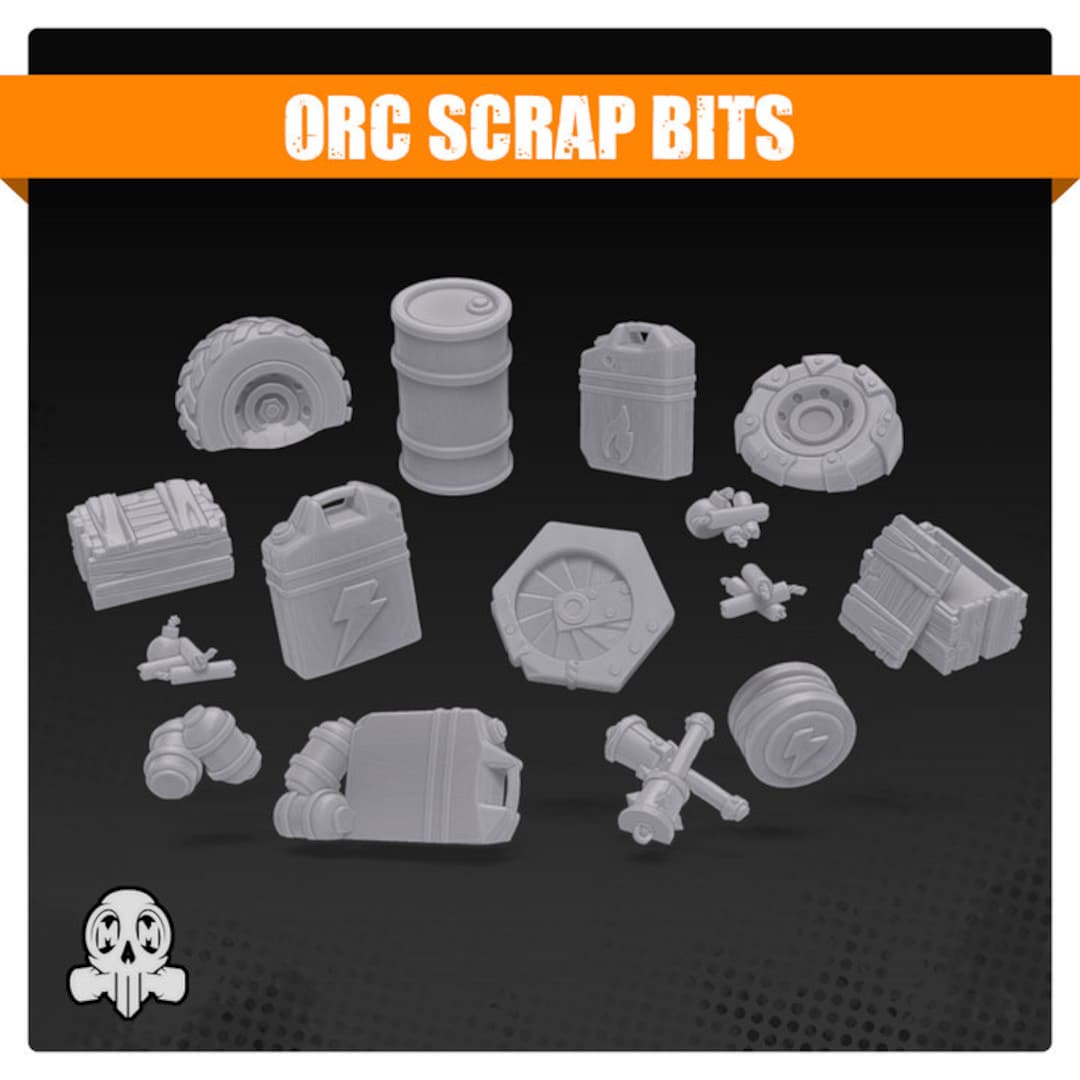 Orc Scrap Bits | Basing Bits | Maliciousminis - Etsy