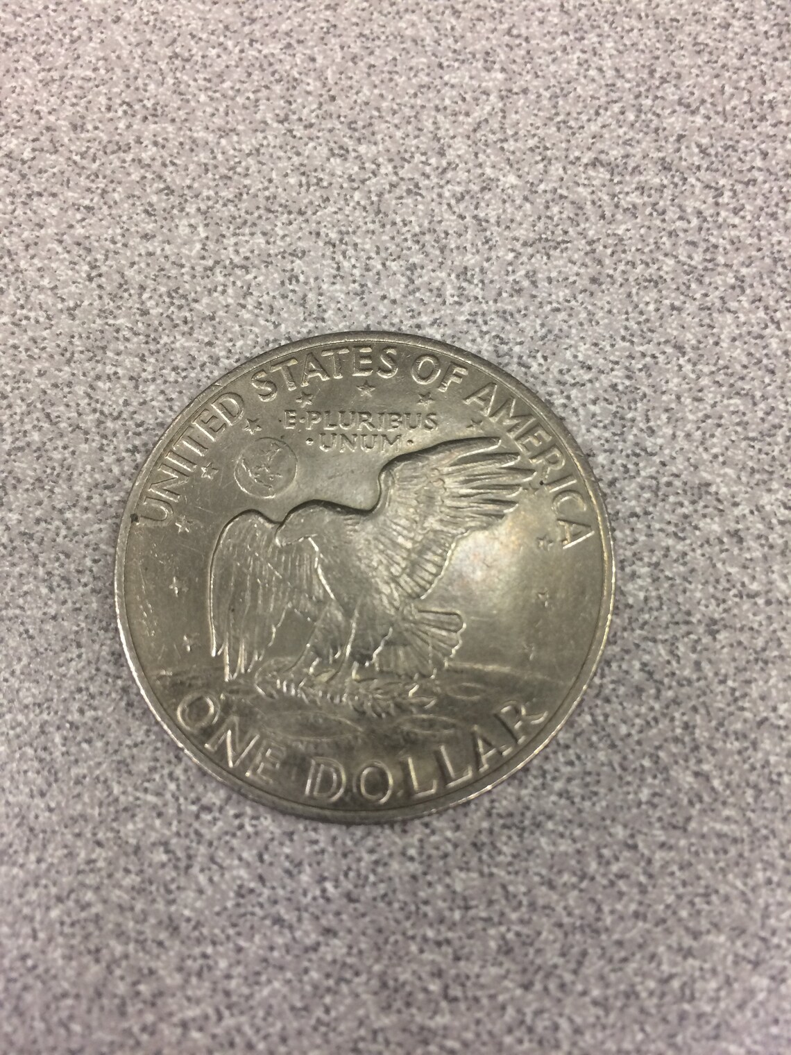 Rare Eisenhower Dollar 1972 no mint Mark & 1776-1976 | Etsy