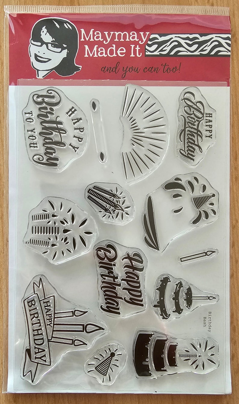Maymay Made It Birthday Bash 4x6 Stamp Set NEW - Etsy