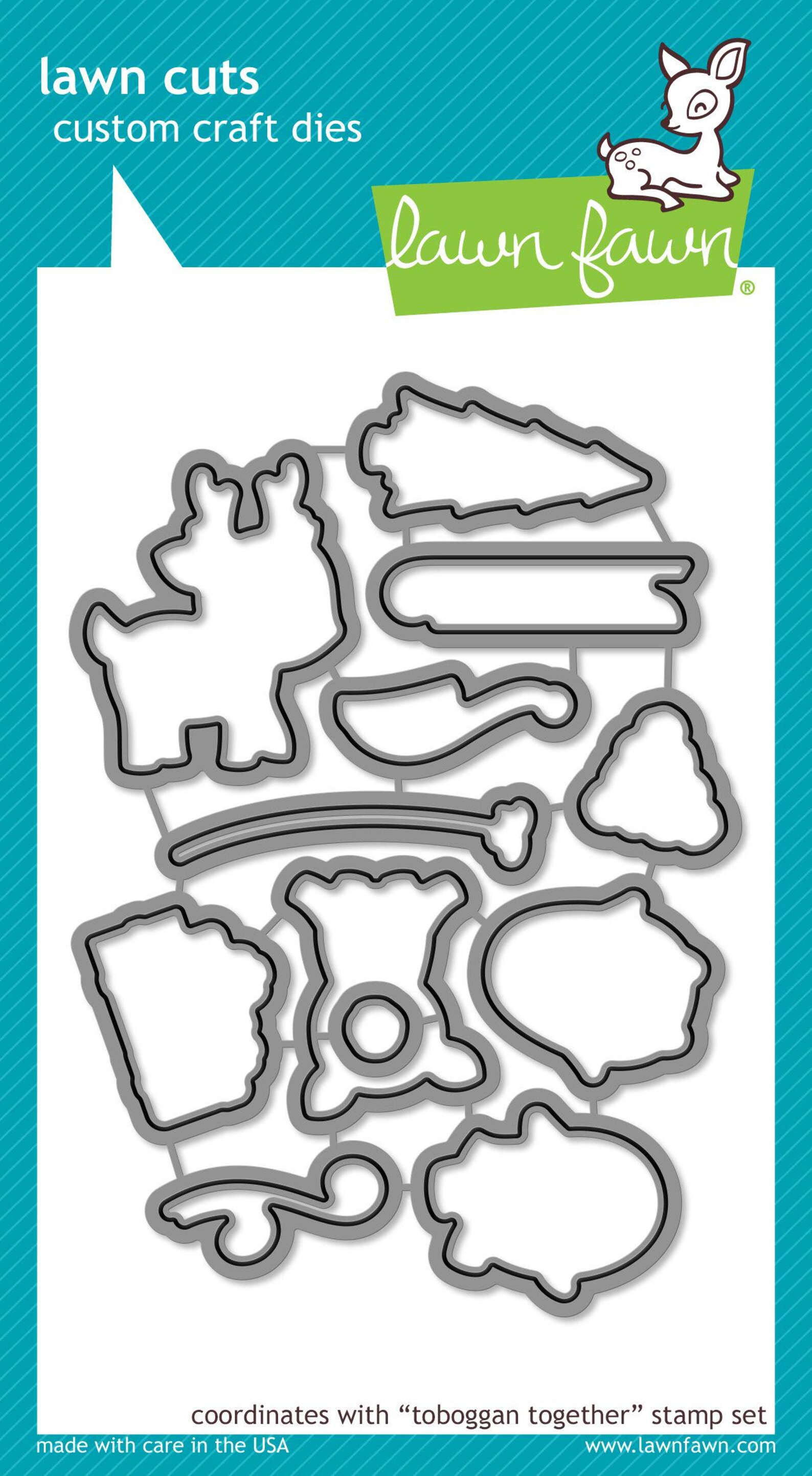 Lawn Fawn Critters in the Arctic LF 708 LF709 or Toboggan Together LF ...