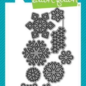 Lawn Cuts Mini Snowflakes Die Lawn Fawn 995 - Etsy