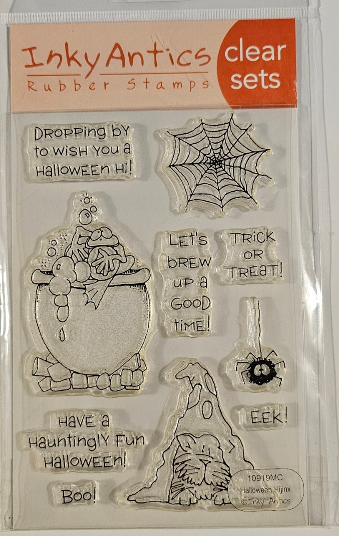 Inky Antics Halloween Hijinx Clear Stamps 10919MC - Etsy