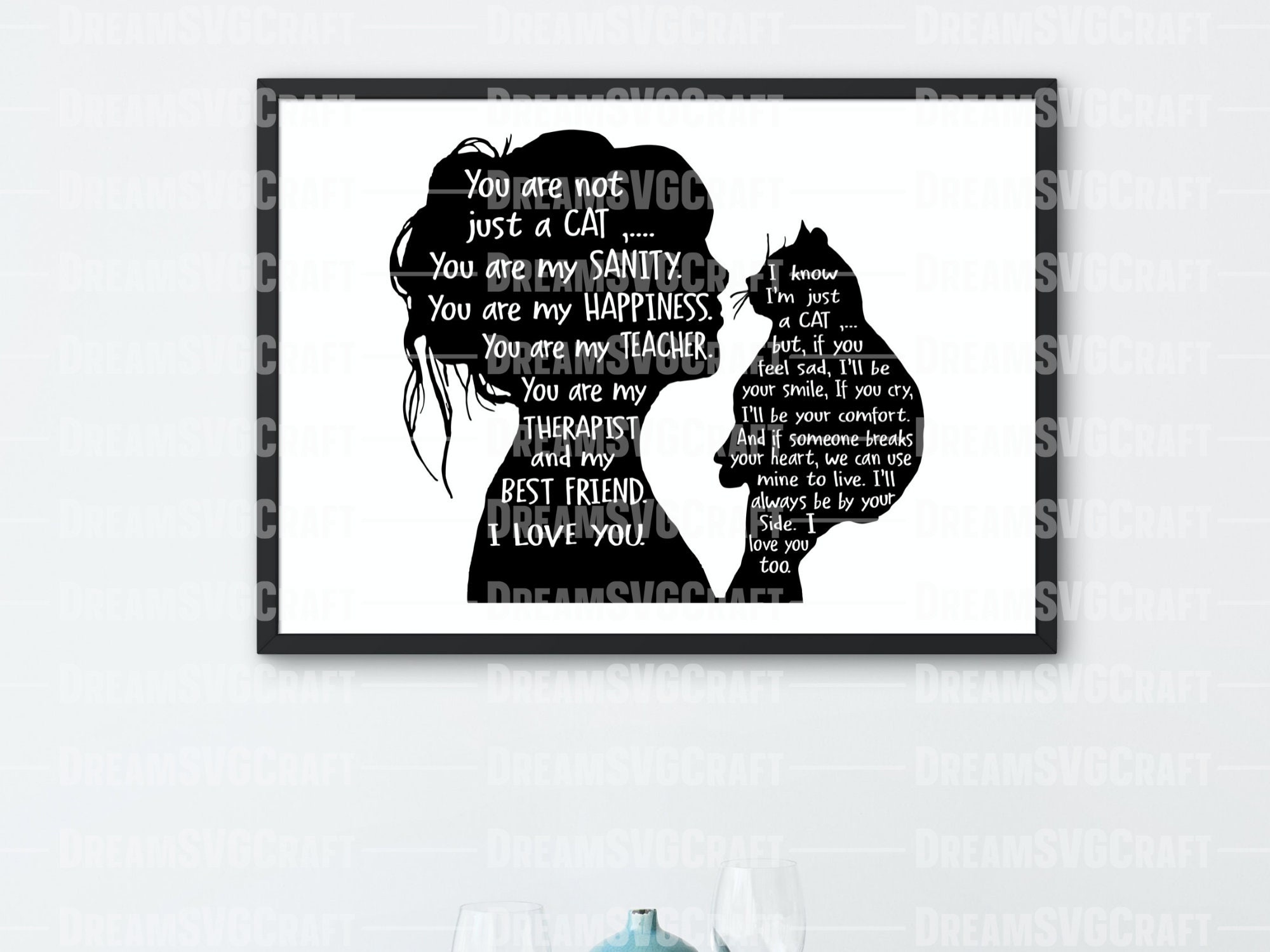 You Are Not Just A Cat SVG Design Gift For Cat Lover Cat | Etsy