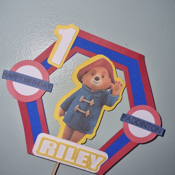 Paddington Bear Cake Topper - Etsy UK