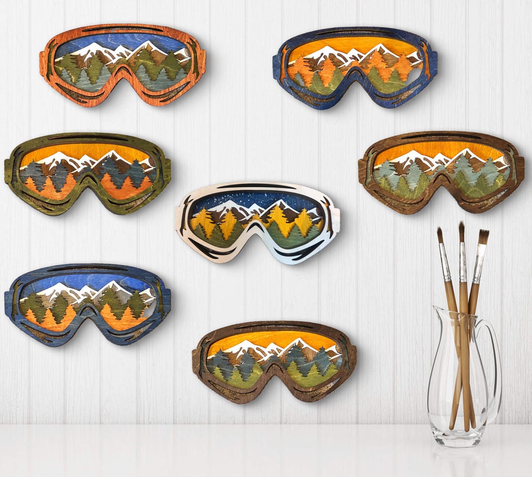 Custom Goggle Art- 6 Layer Design - Etsy