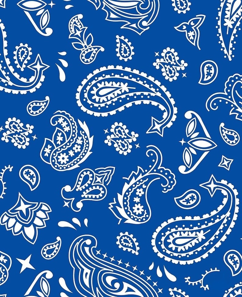 Bandana Paisley Svg Cut File - Etsy