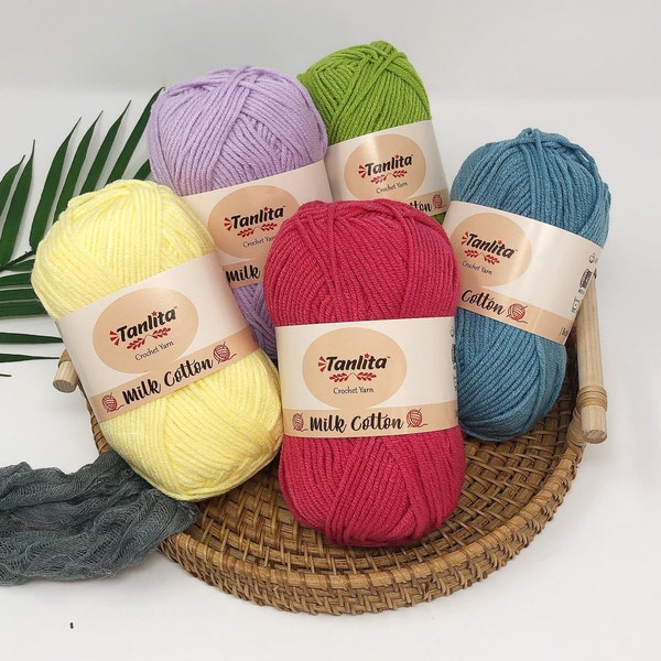 Milk Cotton Yarn - Etsy