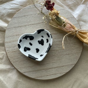 Cow Print Trinket Dish/tray - Etsy