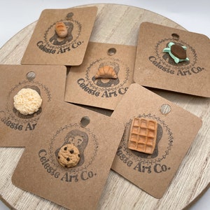Handmade Miniature Food Pins/buttons - Etsy