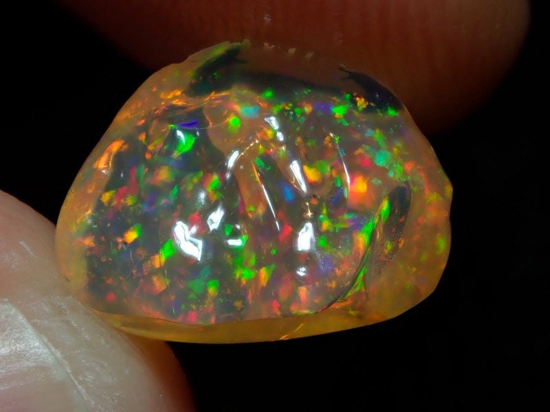 Raw Mexican Fire Opal