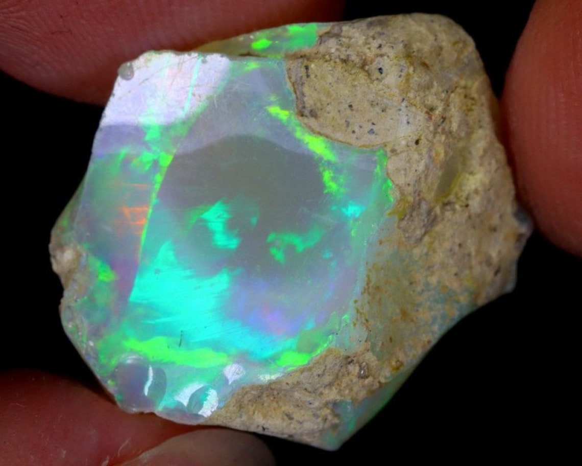Ethiopian Welo Opal Rough Natural Multicolor Raw Stone WR5541 - Etsy