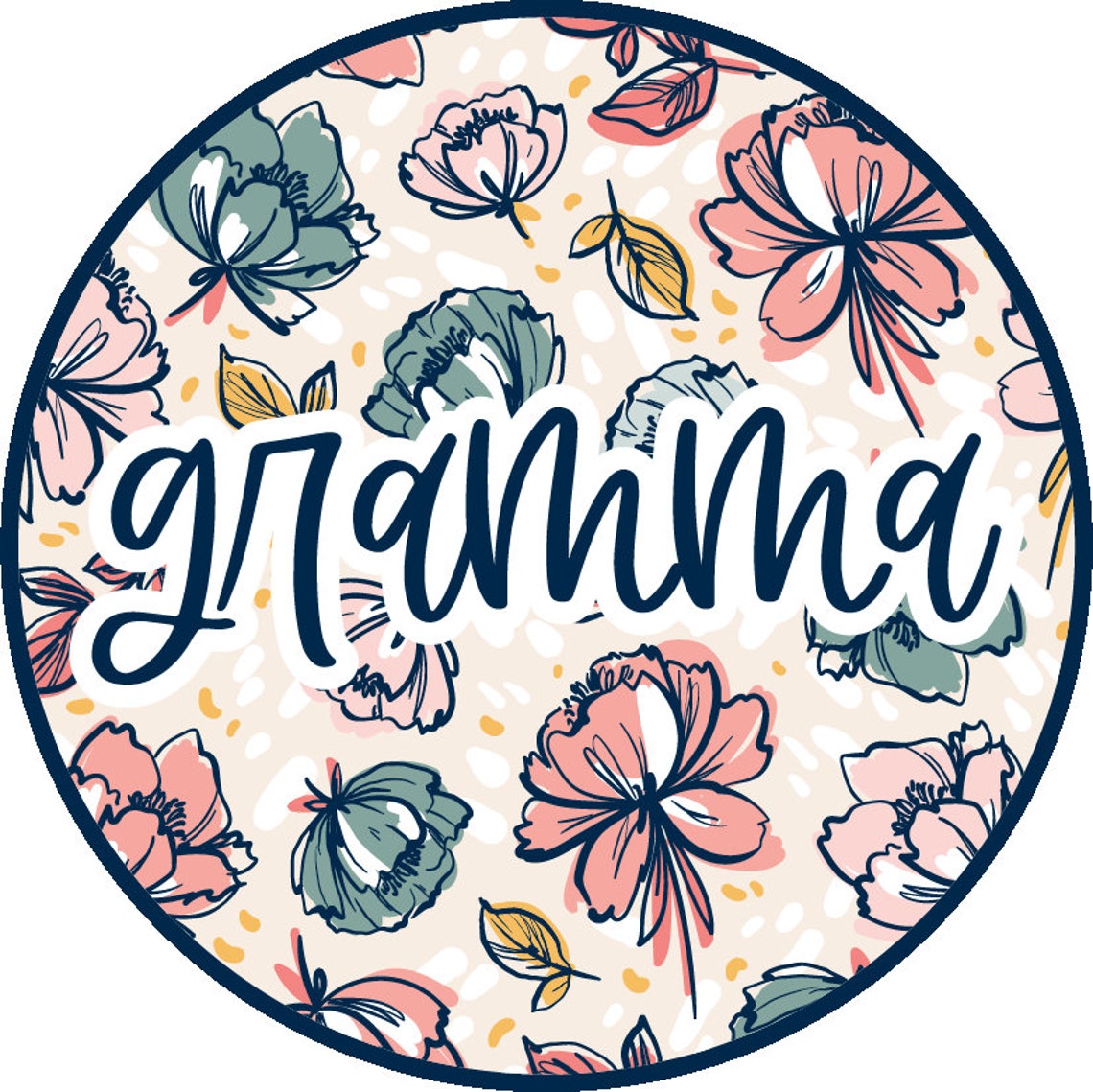 Gramma Pnggramma Sublimationgramma with Flowerssublimation ...