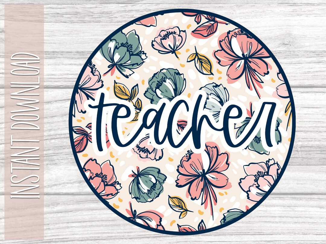 Teacher Sublimation PNG, Teacher Bundle Sublimation File, Teaching ...