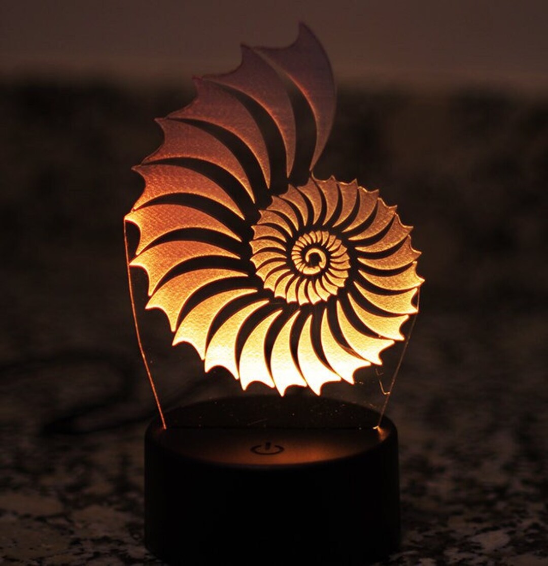 Custom Controlled LED Light Night Light and Choice of Artwork - Etsy