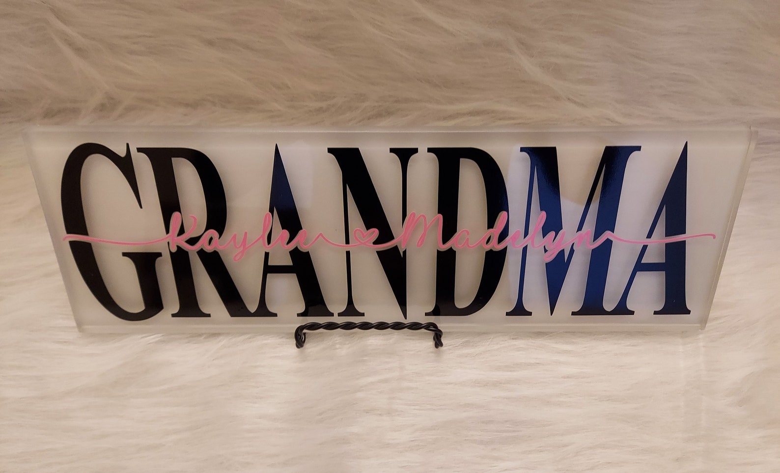 Personalized Mom Tile Sign, Engraved Glass Plaque - Etsy