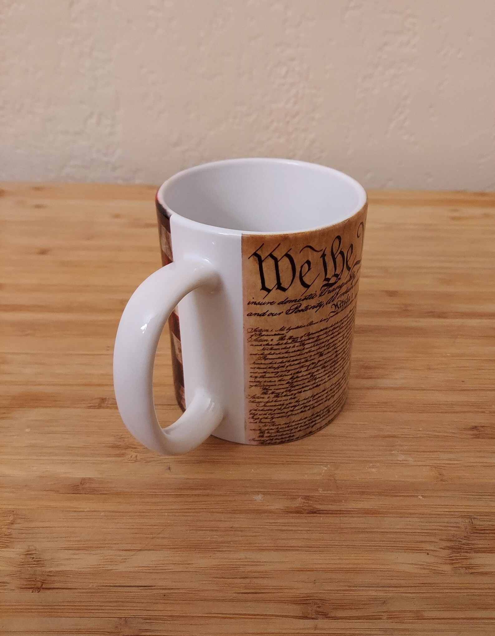 Constitution/flag Coffee Mug, American Flag Mug, Constitution Coffee ...