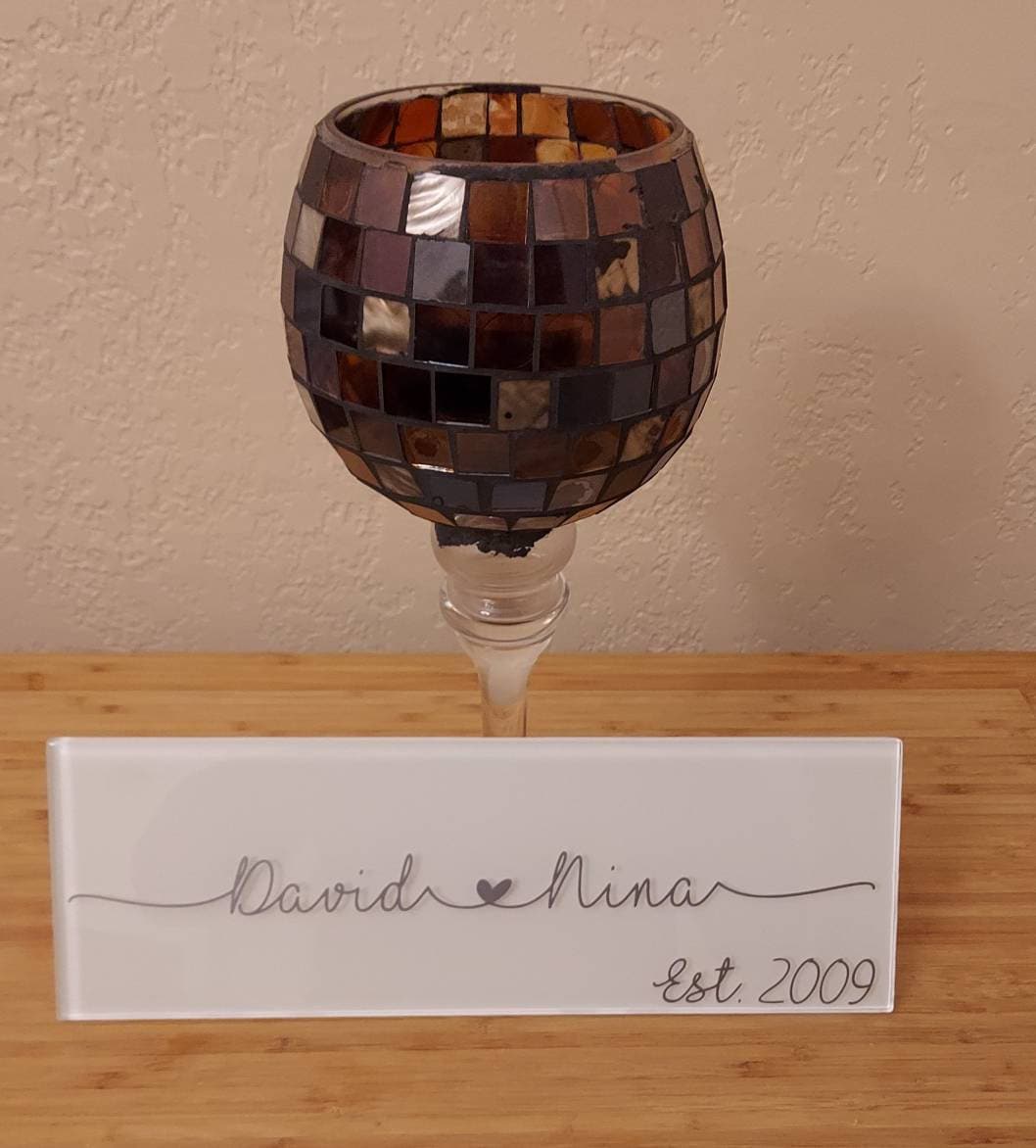 Valentine's Day Gift, Couples Name Tile Sign, This is Us Tile Sign ...