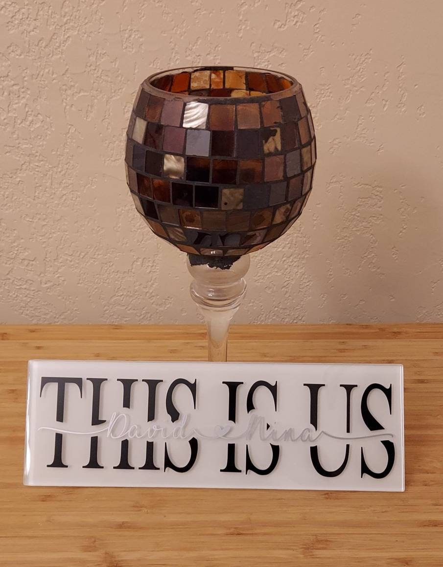 Valentine's Day Gift, Couples Name Tile Sign, This is Us Tile Sign ...