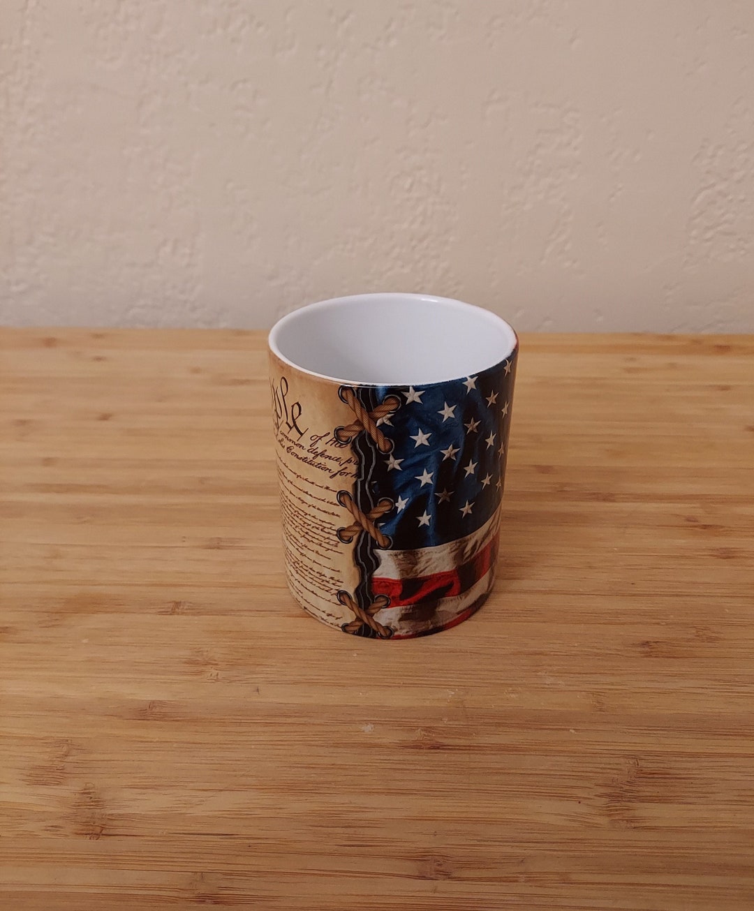 Constitution/flag Coffee Mug, American Flag Mug, Constitution Coffee ...