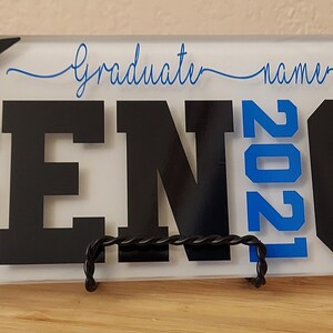 Custom Personalized Senior Tile, Graduation Gift With Name, Class of ...