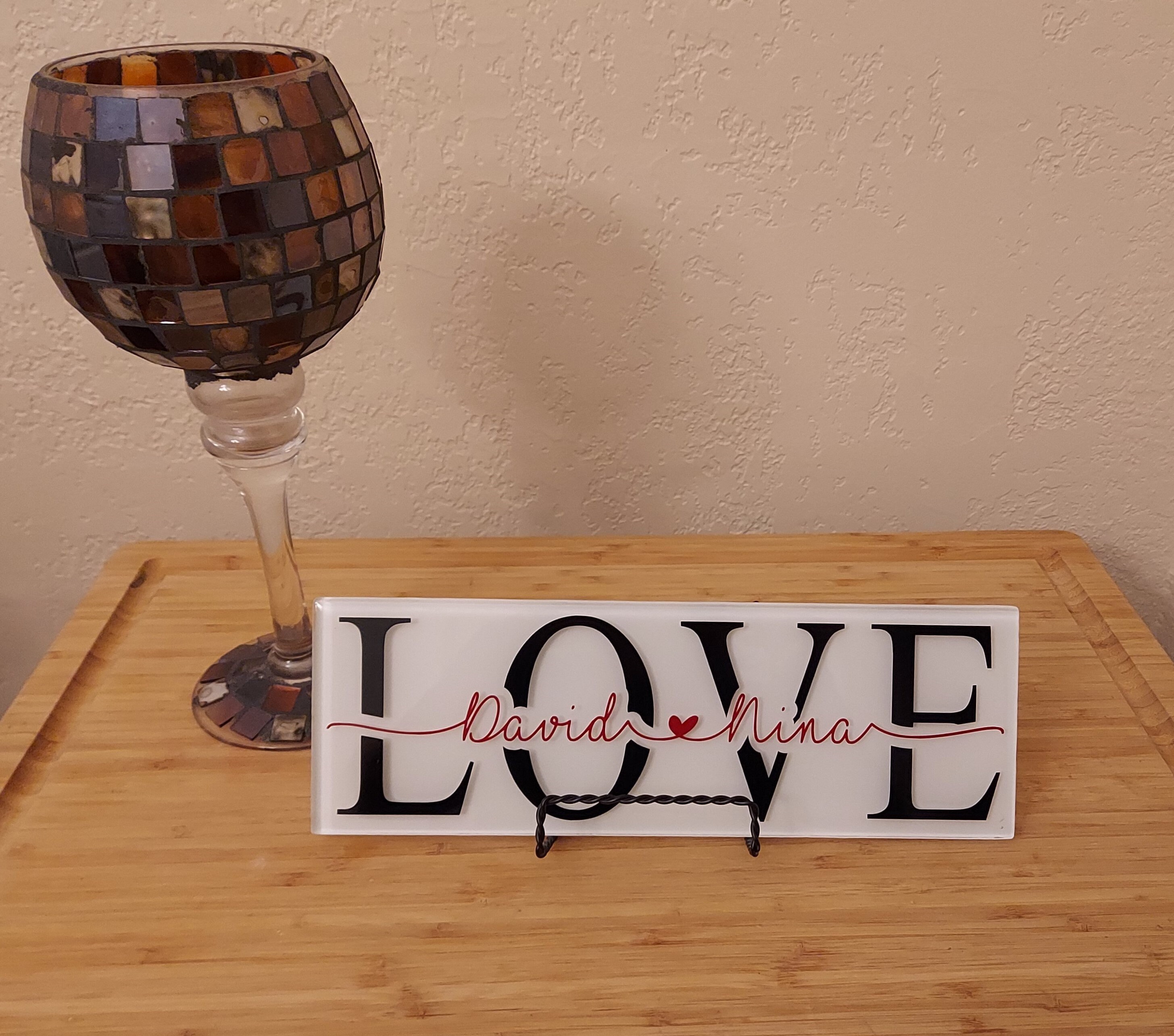 Valentine's Day Gift, Couples Name Tile Sign, This is Us Tile Sign ...