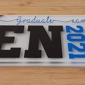 Custom Personalized Senior Tile, Graduation Gift With Name, Class of ...