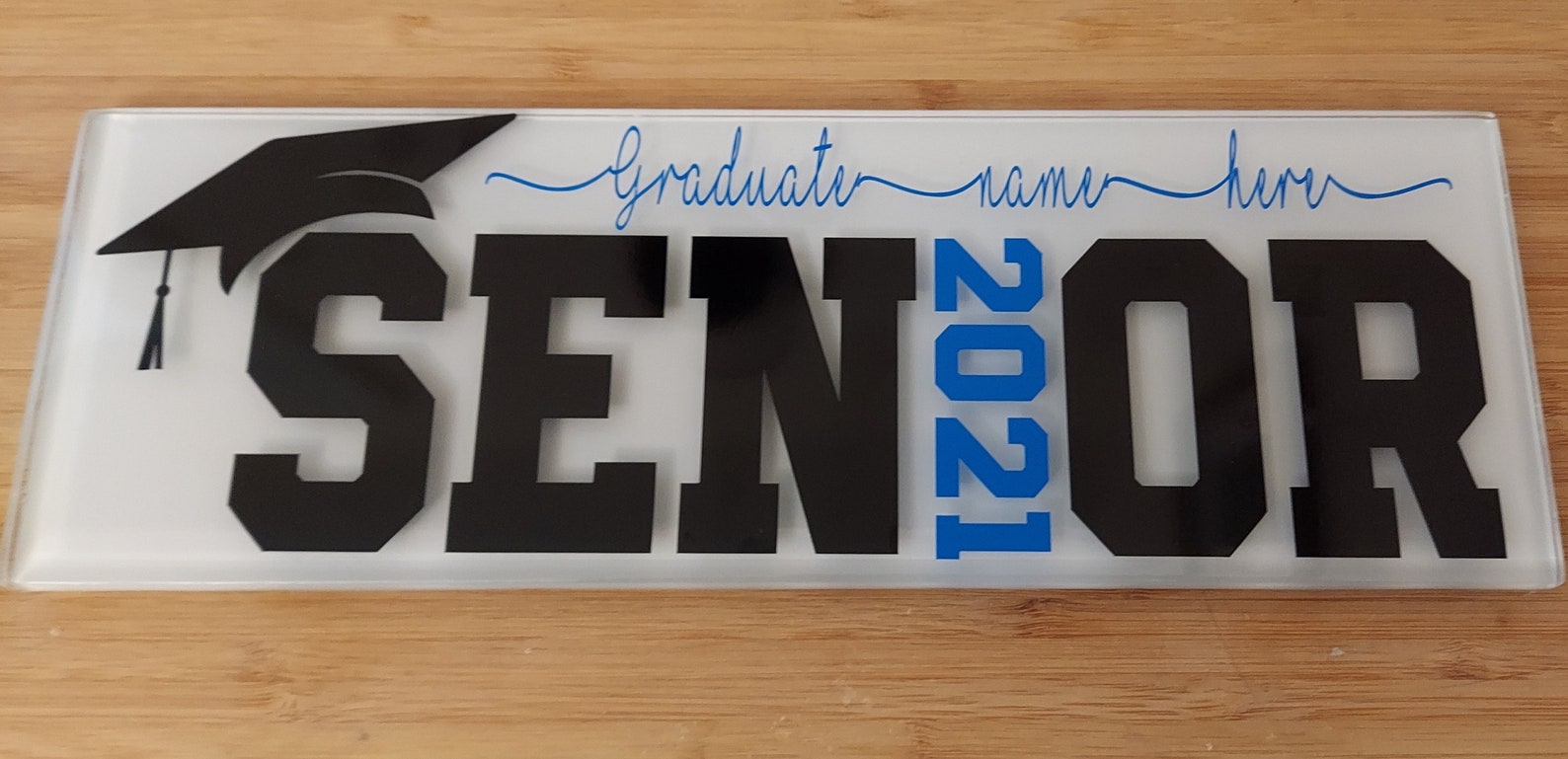 Custom Personalized Senior Tile, Graduation Gift With Name, Class of ...