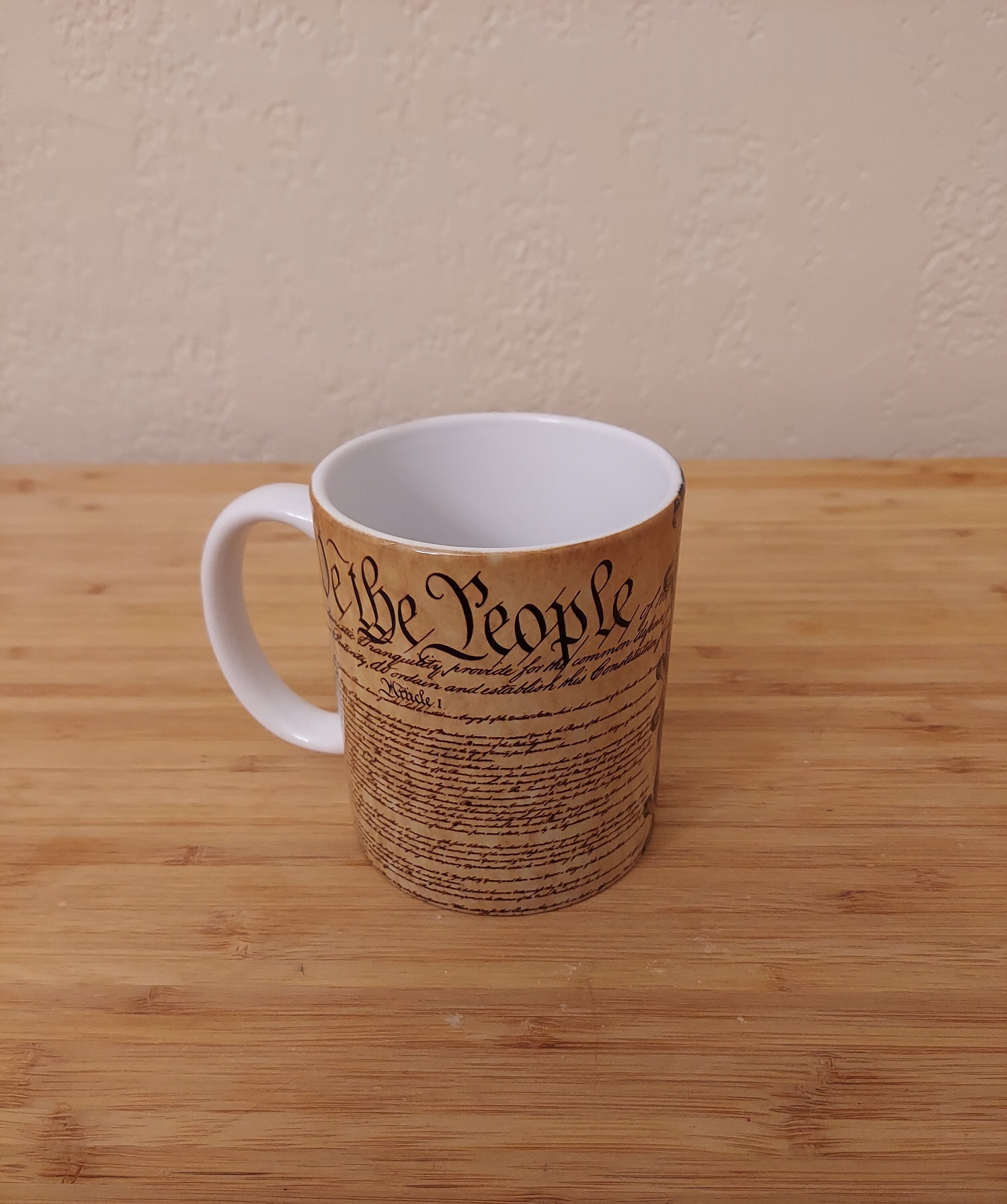Constitution/flag Coffee Mug, American Flag Mug, Constitution Coffee ...