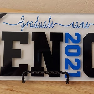 Custom Personalized Senior Tile, Graduation Gift With Name, Class of ...